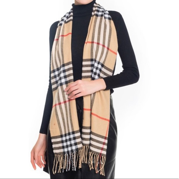 Accessories | Classic Plaid Pattern Scarf | Poshmark
